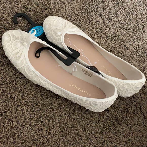 Shoes | Cream Ballet Style Flats | Poshmark
